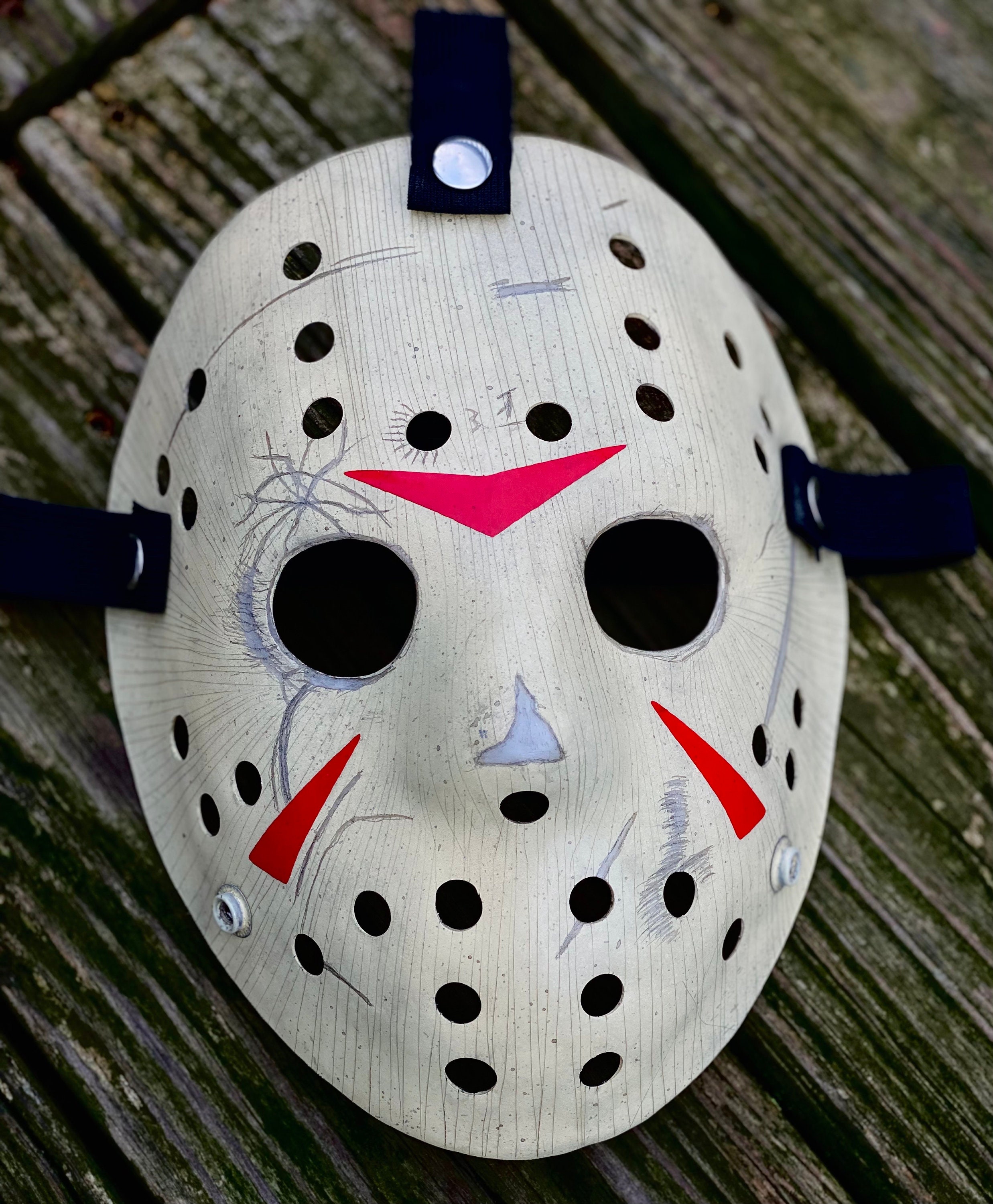Friday the 13th Part 3 Barn Scene Jason Voorhees Hockey Mask Replica - Etsy