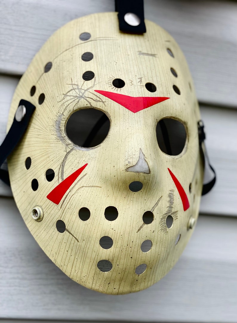 Friday the 13th Part 3 Barn Scene Jason Voorhees Hockey Mask Replica - Etsy
