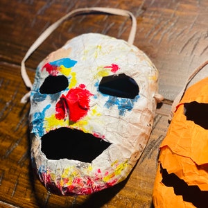 Michael Myers Rob Zombie Halloween 2007 Lot of 2 Papier-mâché Horror ...