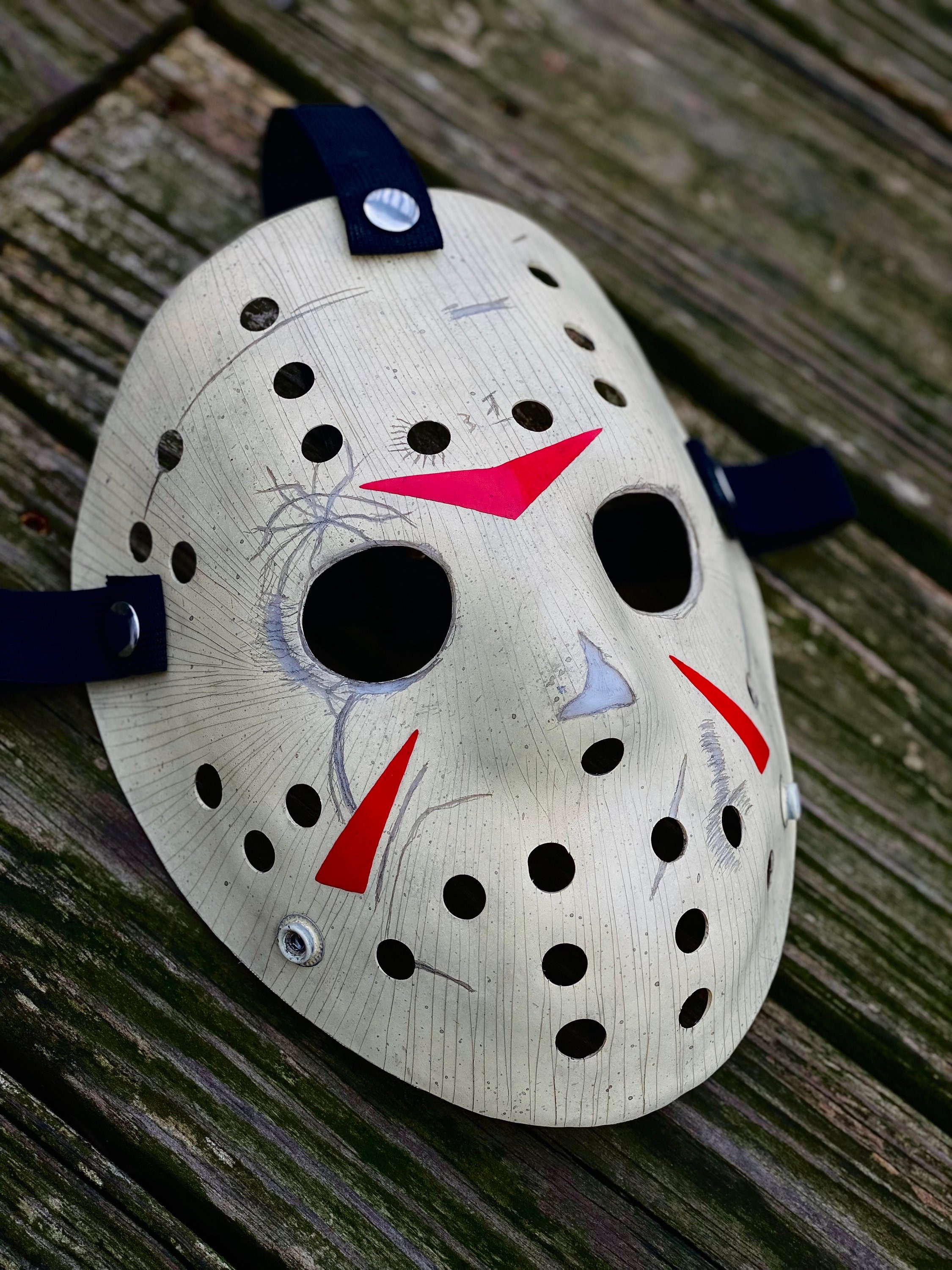 Friday the 13th Part 3 Barn Scene Jason Voorhees Hockey Mask Replica - Etsy