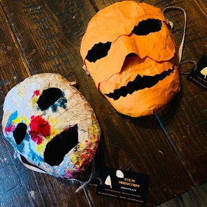 Michael Myers Rob Zombie Halloween 2007 Lot of 2 Papier-mâché Horror ...