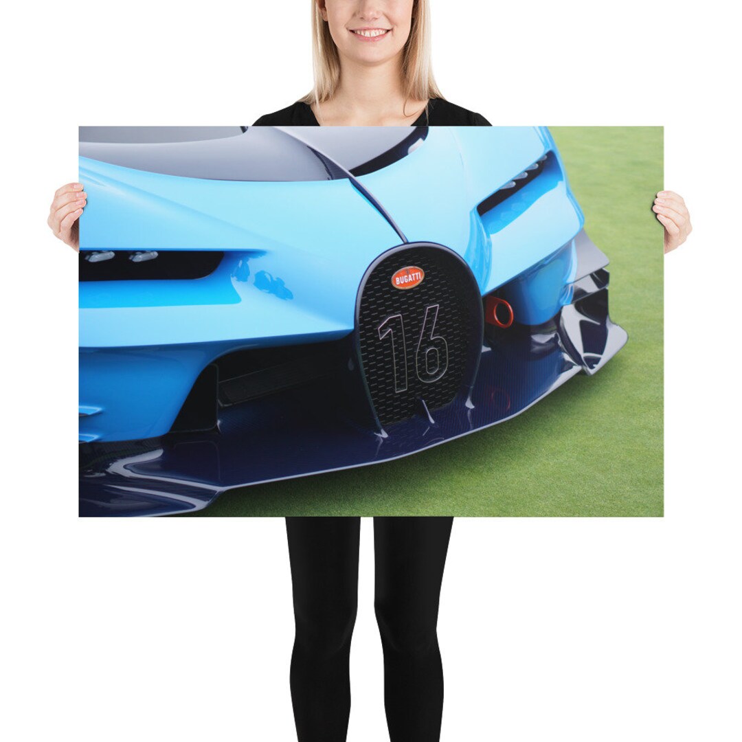 Blue Supercar Automobile Photography Print - Luxury Automobile Wall Art ...
