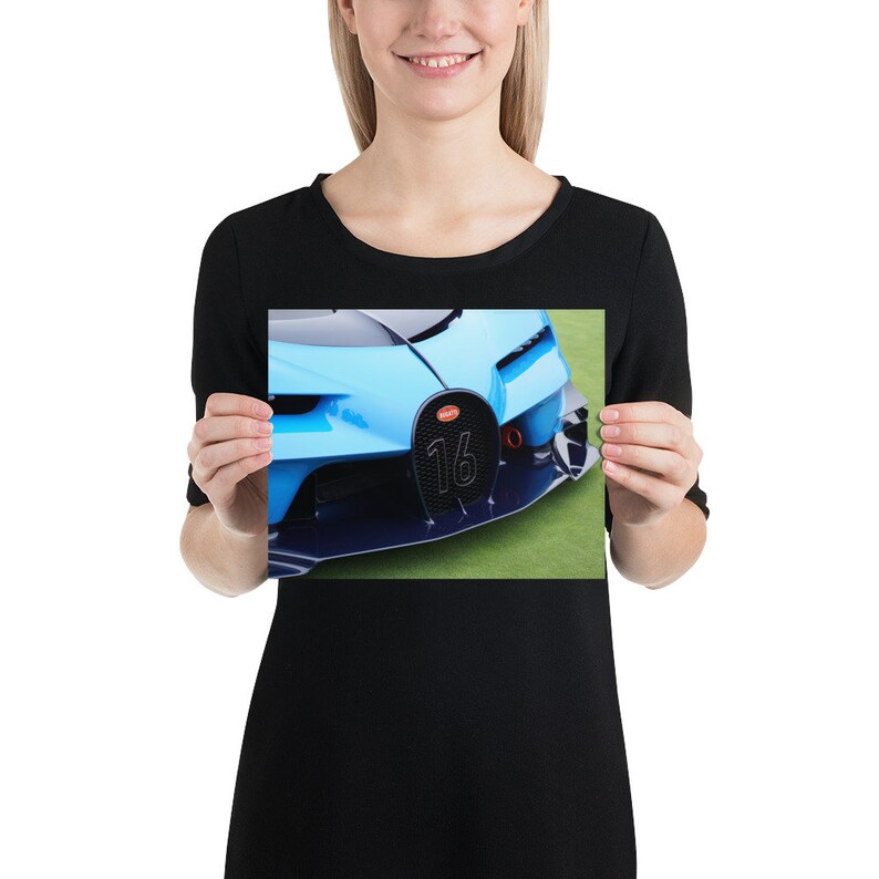 Blue Supercar Automobile Photography Print - Luxury Automobile Wall Art ...