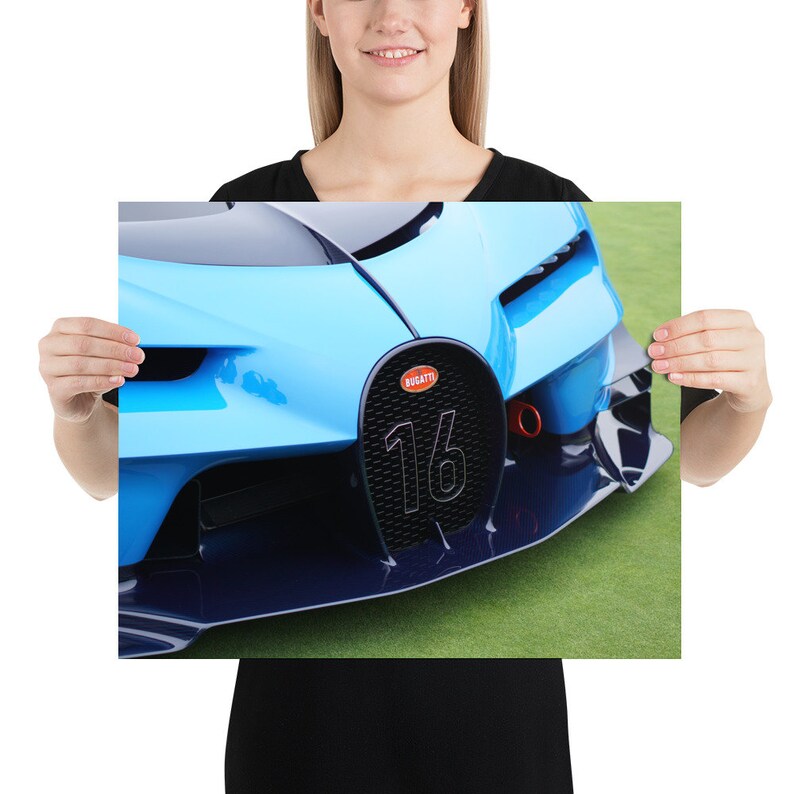 Blue Supercar Automobile Photography Print - Luxury Automobile Wall Art ...