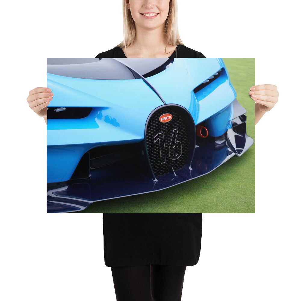 Blue Supercar Automobile Photography Print - Luxury Automobile Wall Art ...