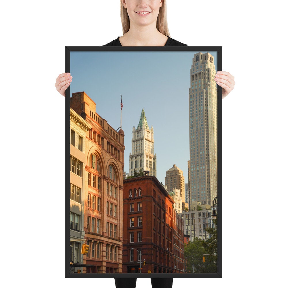 Framed Photograph - NYC - New York City Architecture Print - Urban ...