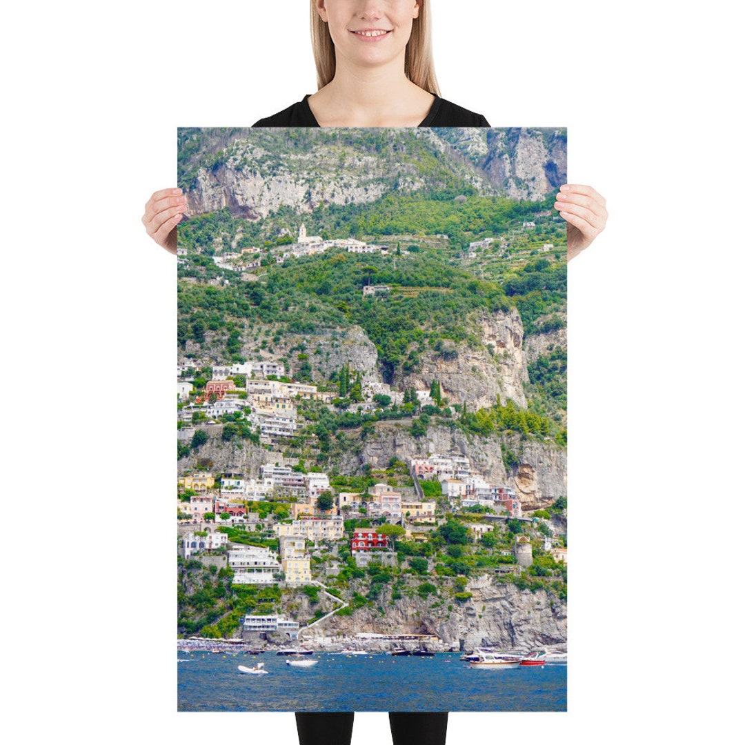 Positano Photography Print - Amalfi Coast Italy - Beach Photography ...
