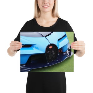 Blue Supercar Automobile Photography Print - Luxury Automobile Wall Art ...