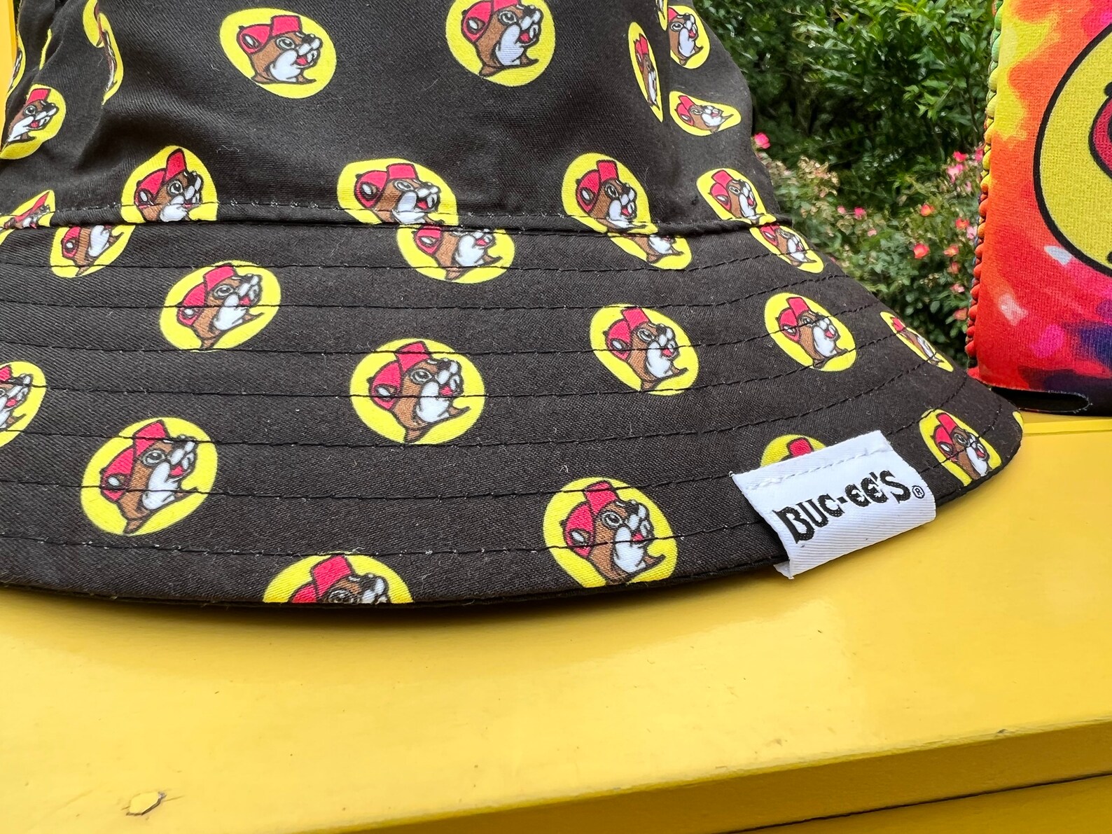 Buc-ee's Logo & Black Reversible Bucket Hat Tie Dye for | Etsy