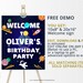 Editable Outer Space Happy Birthday Banner, Personalized Boy First ...