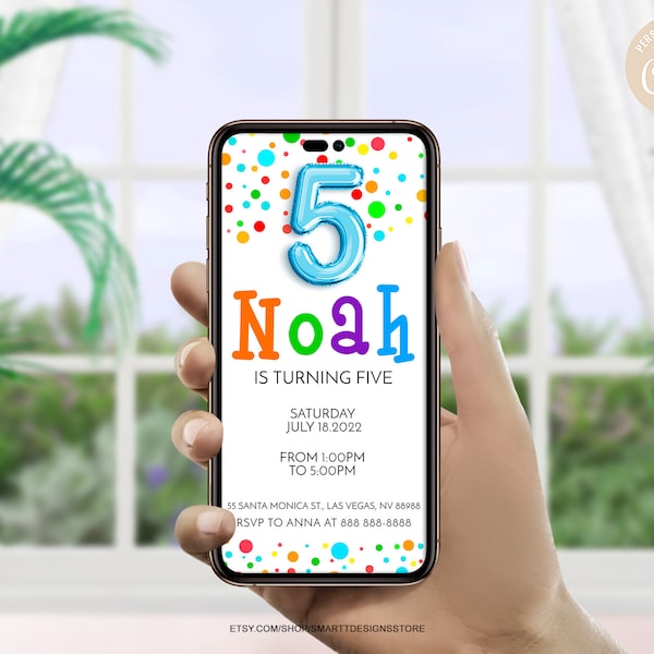 Phone Invitation - Etsy