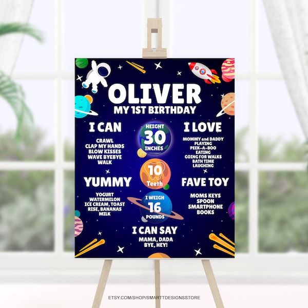 Cosmic Birthday Sign - Etsy