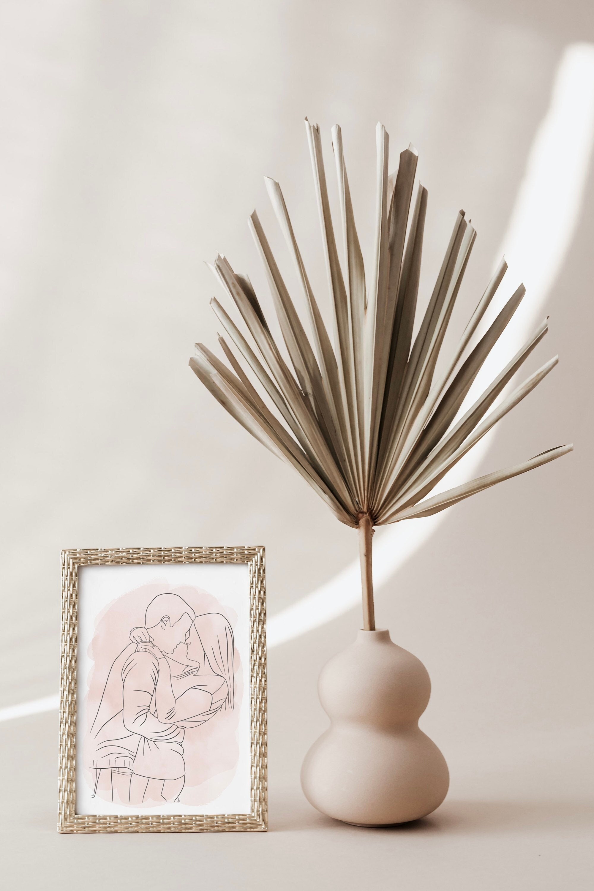 Custom Line Drawing, Digital Illustration, Personalized Portrait From ...