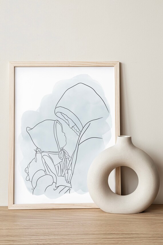 Custom Line Drawing Digital Illustration - Etsy