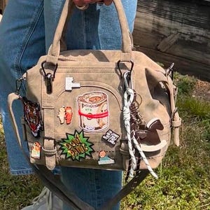 Junk Bag, Vegan Leather Junk Purse, Custom Handbag, Personalized Gift ...