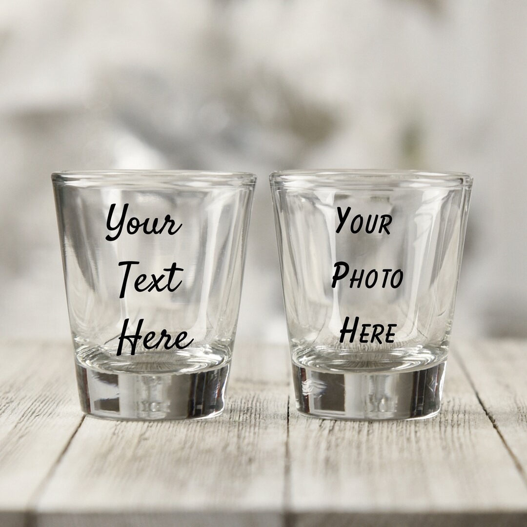 Custom Shot Glasses, Wedding Shot Glasses, Personalized Shot Glass Set ...