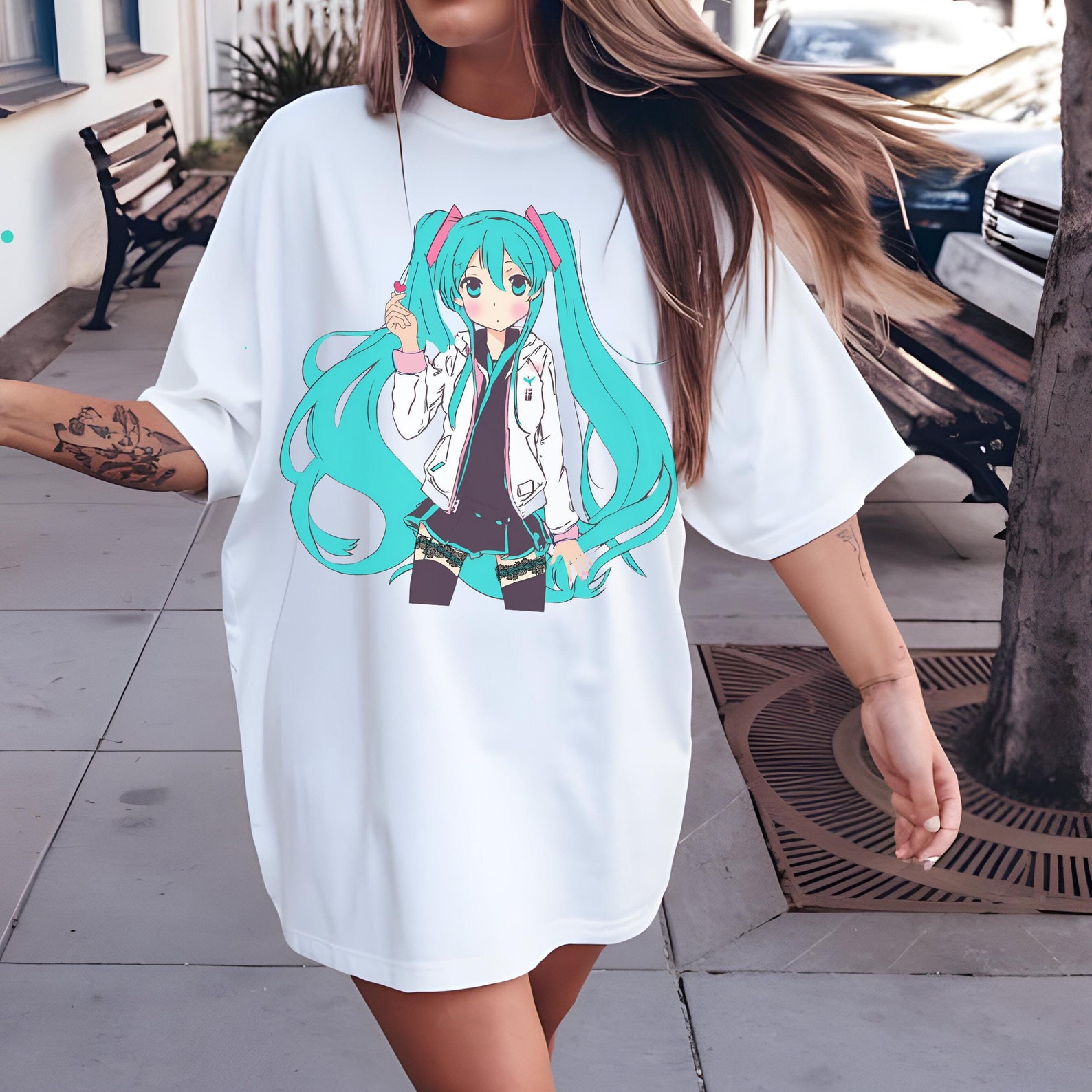 Hatsune Miku T-shirt | Anime Shirt | Anime Cosplay Clothing | Cute Miku ...