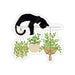Cats & Plants Stickers, Cat Lady Gift, Gift for Cat Mom, Cat Lover ...