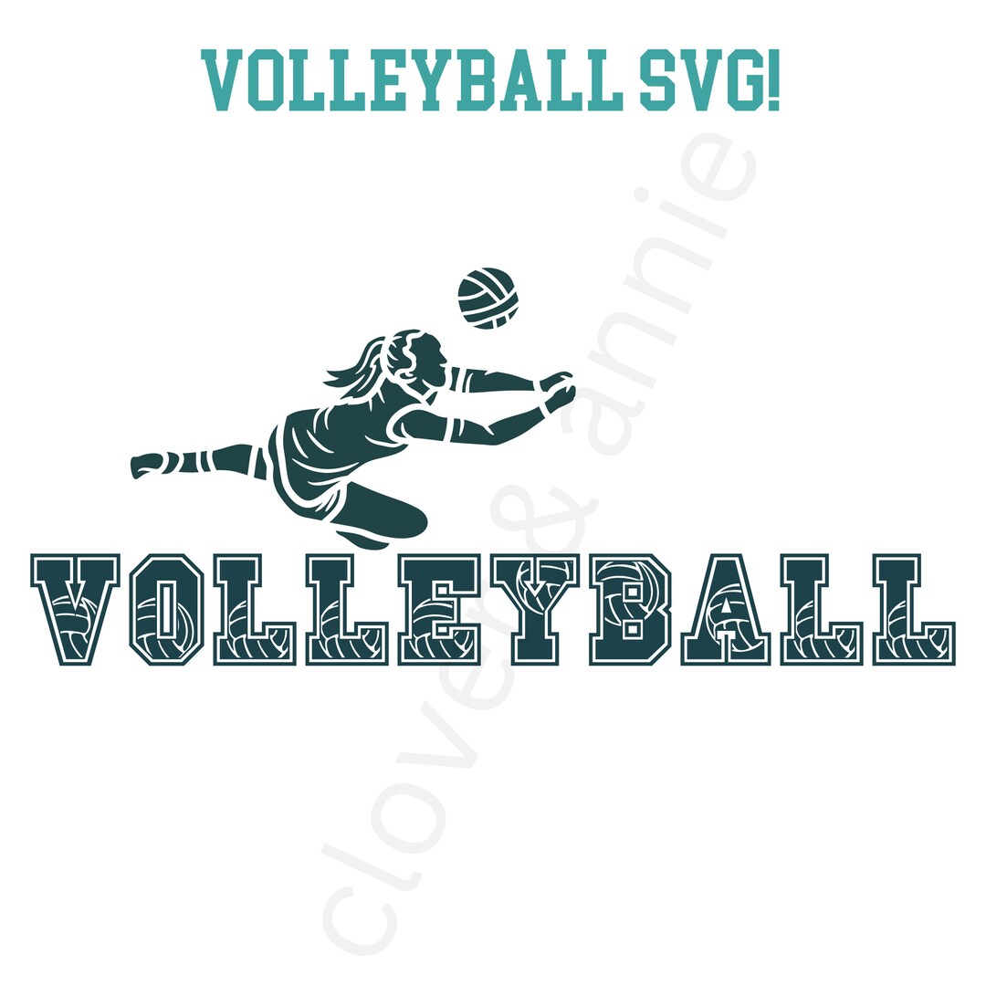Volleyball SVG - Etsy