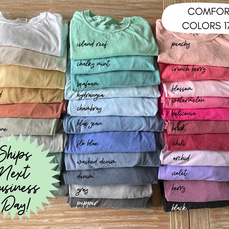 Comfort Colors Shirt - Etsy