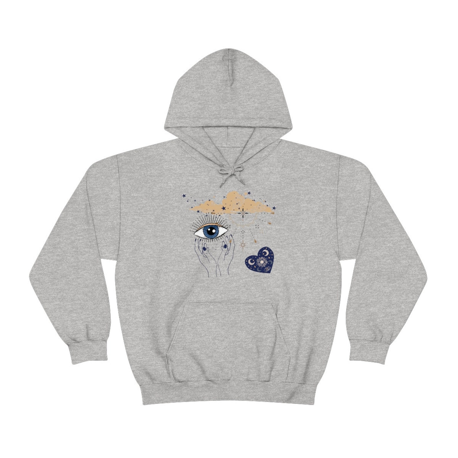 Aesthetic Hoodie Evil Eye Hoodie Women's Hoodies & - Etsy