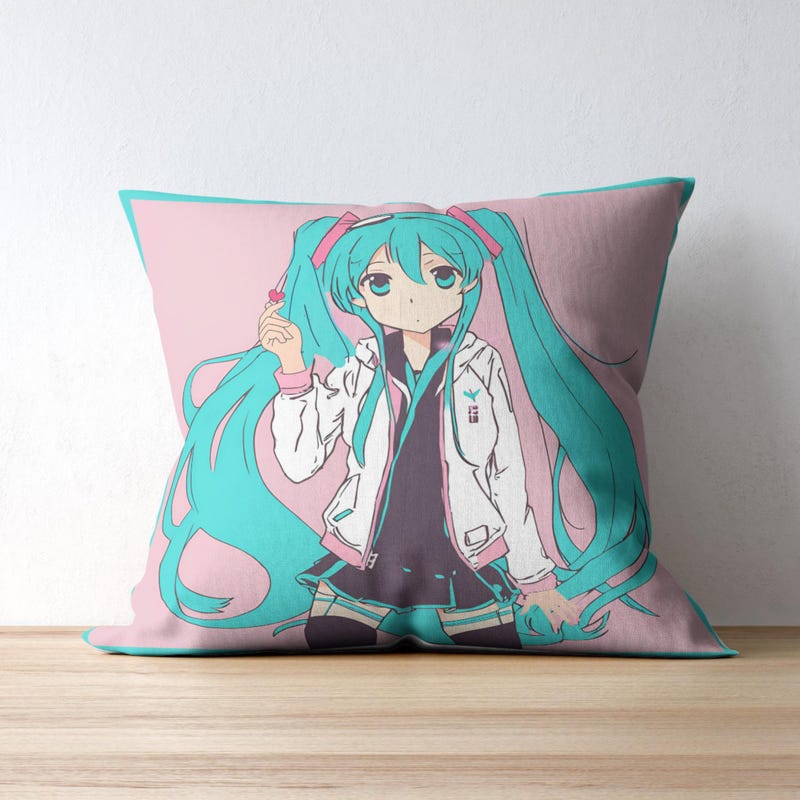 Green Pillow Anime - Etsy