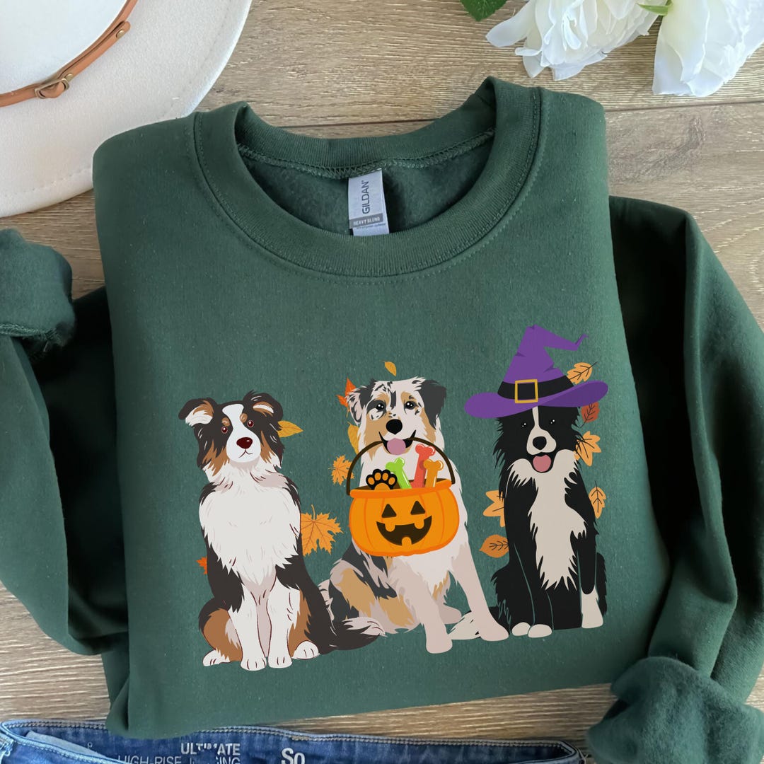 Australian Shepherd Halloween Shirt, Dog Mom Gift, Aussie Mom ...