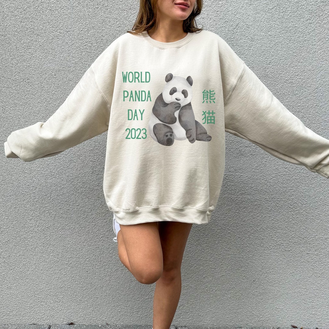 World Panda Day Shirt, Pnada Crewneck, Panda Sweatshirt, Panda Bear ...