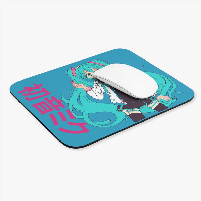 Hatsune Miku Mouse Pad | Cute Anime Desk Mat | 9x8 Original Retro ...