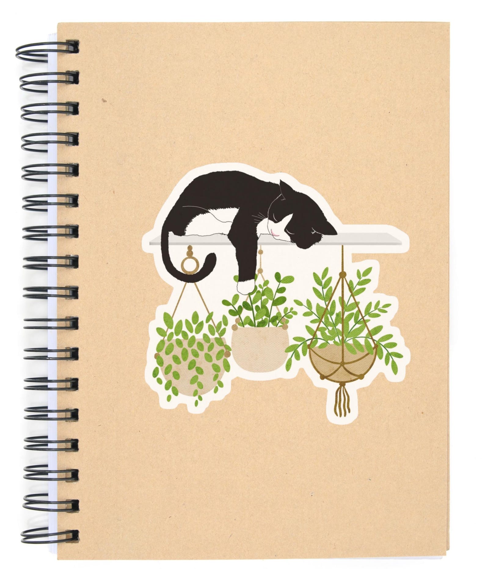 Cats & Plants Stickers, Cat Lady Gift, Gift for Cat Mom, Cat Lover ...