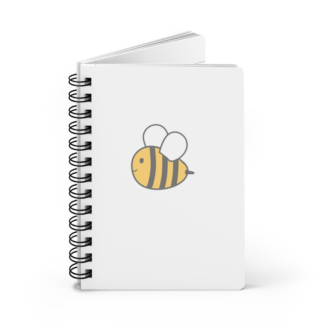 Personalized Bee Notebook, Bee & Spiral Notebook, Ruled Journal ...