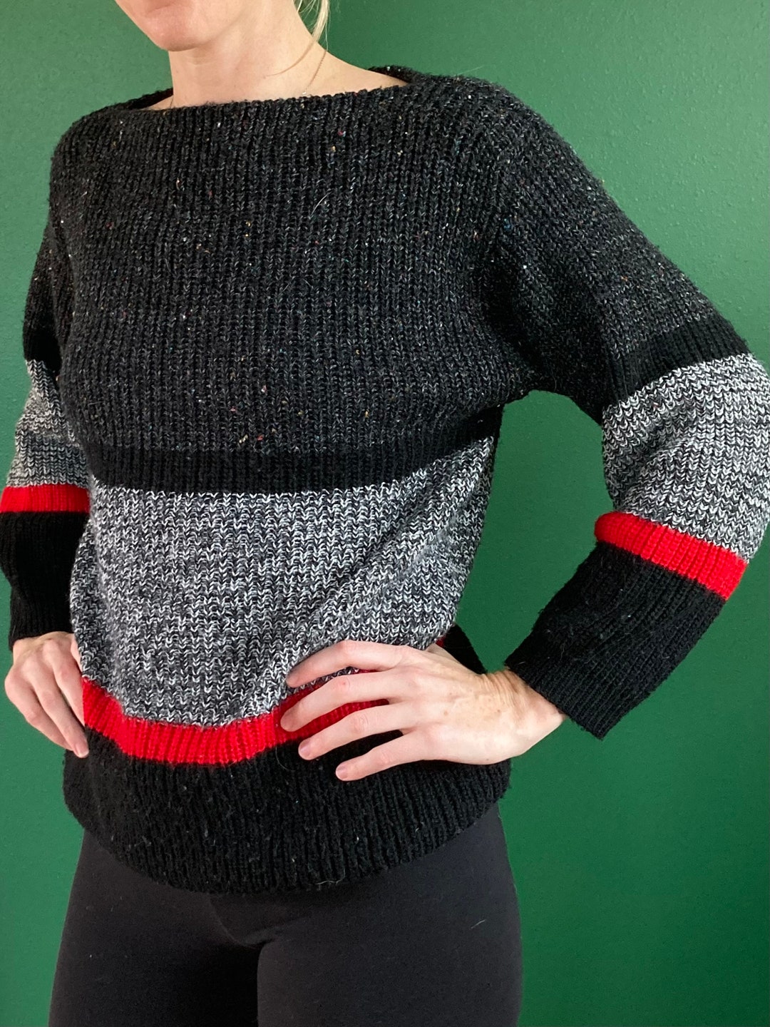 Vintage 80s Christmas Sweater - Etsy