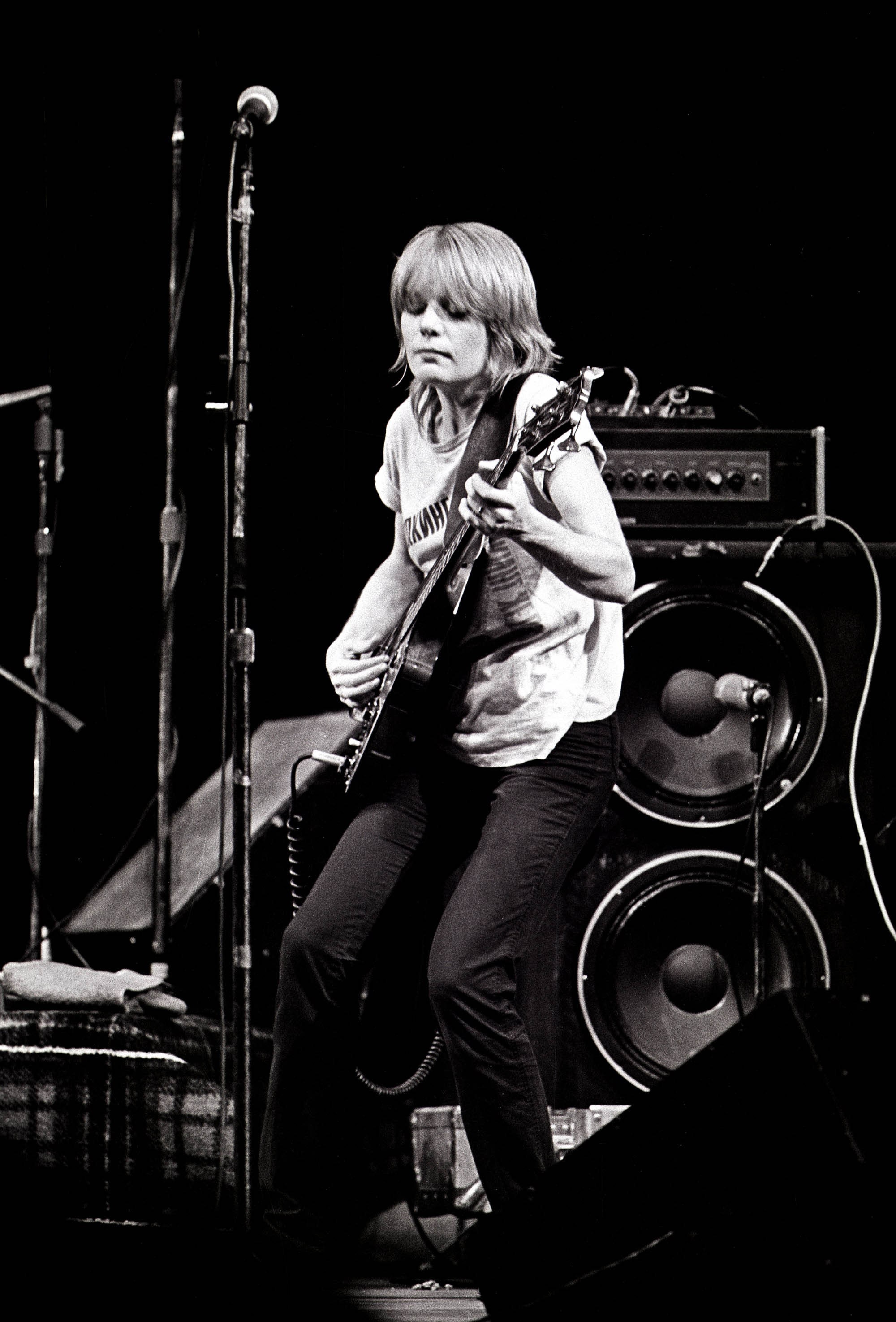 Talking Heads Concert Photo Tina Weymouth Zellerbach Auditorium