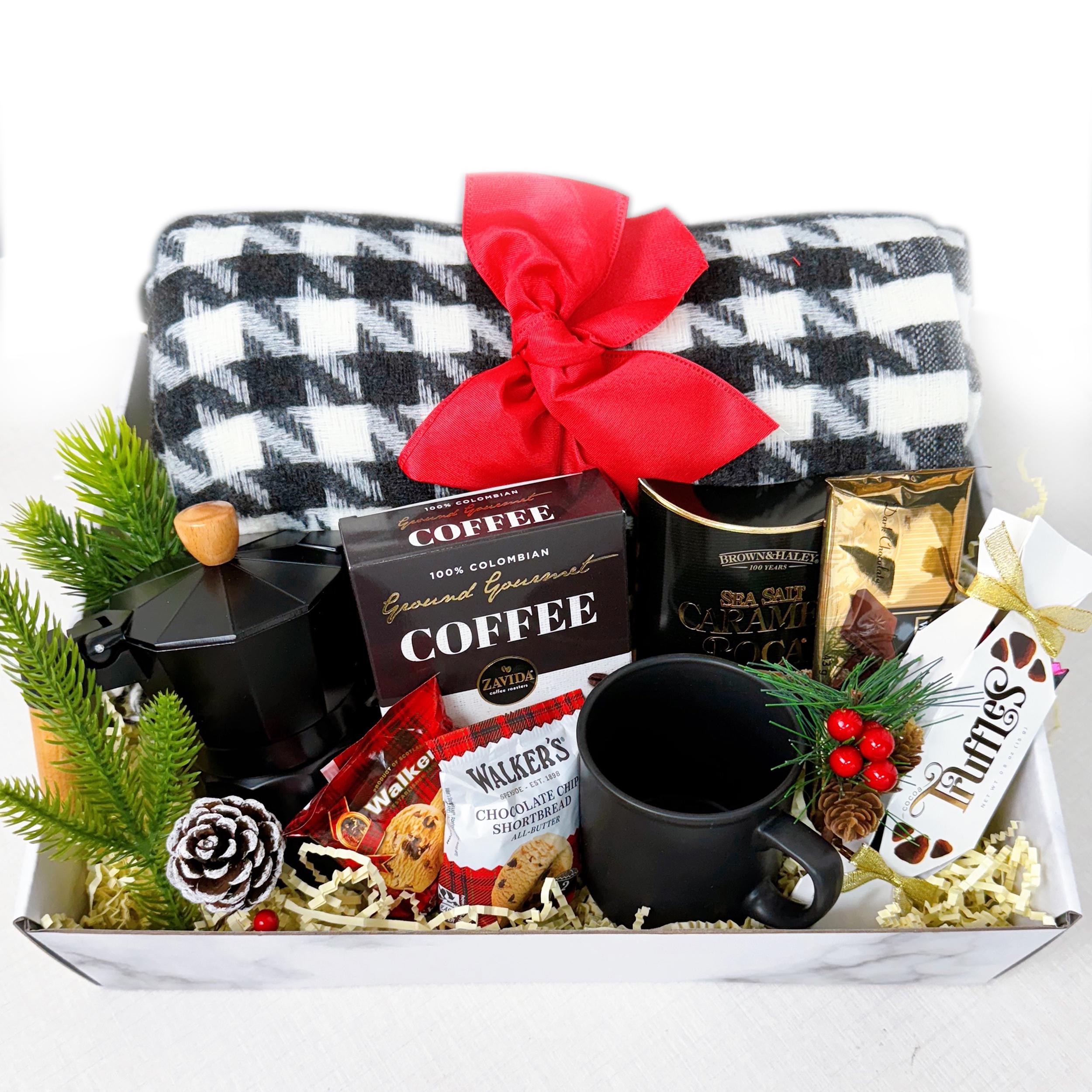Cozy Winter Gift Box, Coffee Lover's Winter Gift Box, Artisanal Coffee ...