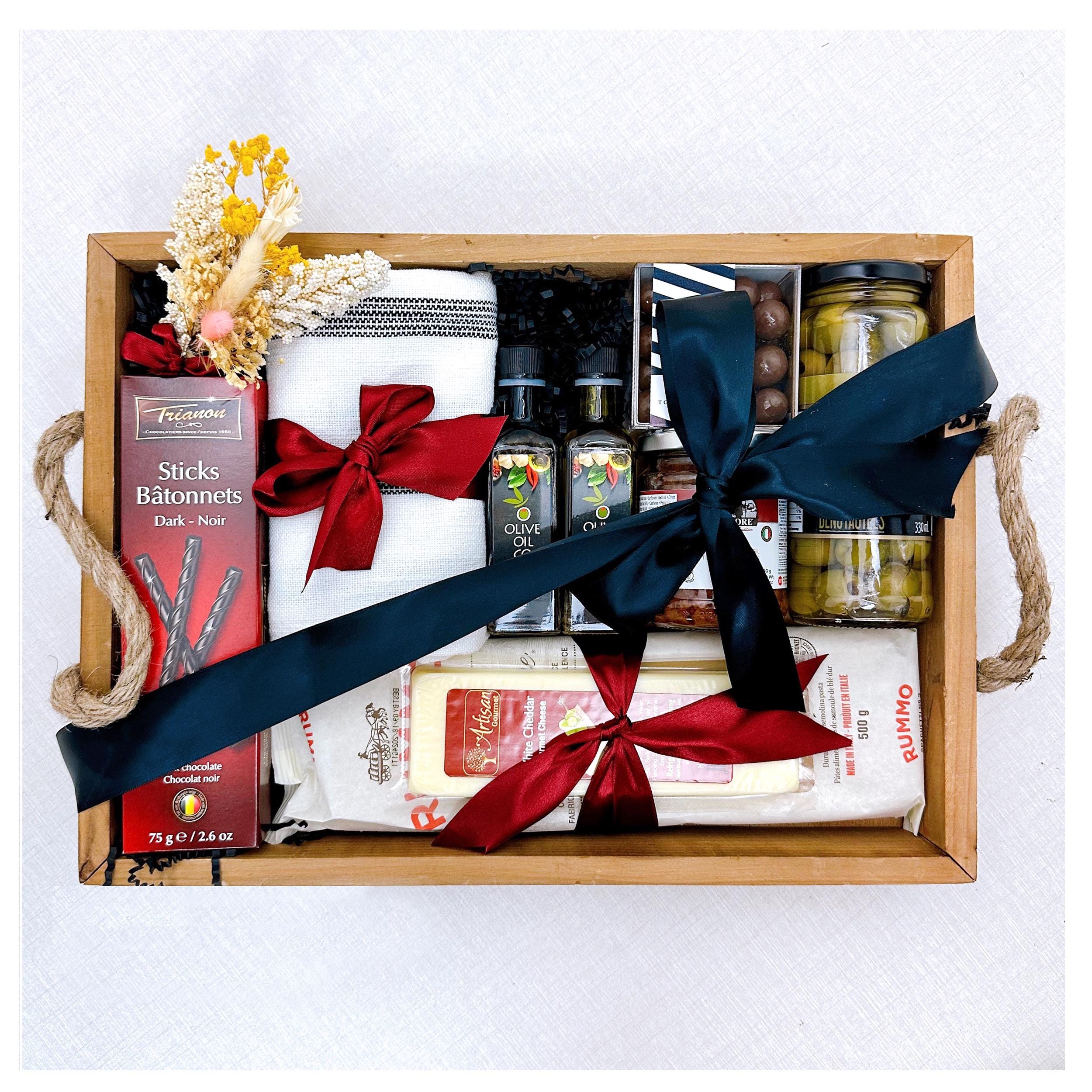 Personalized Italian Pasta Gift Basket, Housewarming Gift Box, Tray ...