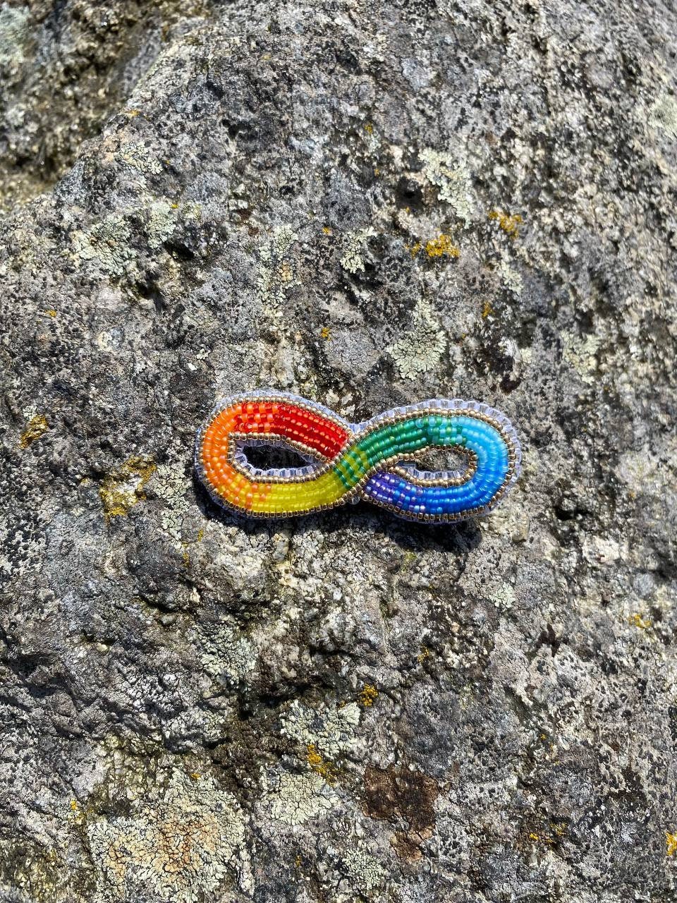 ASD (autistic Spectrum Disorder) Visibility Symbol Beaded Brooch ...