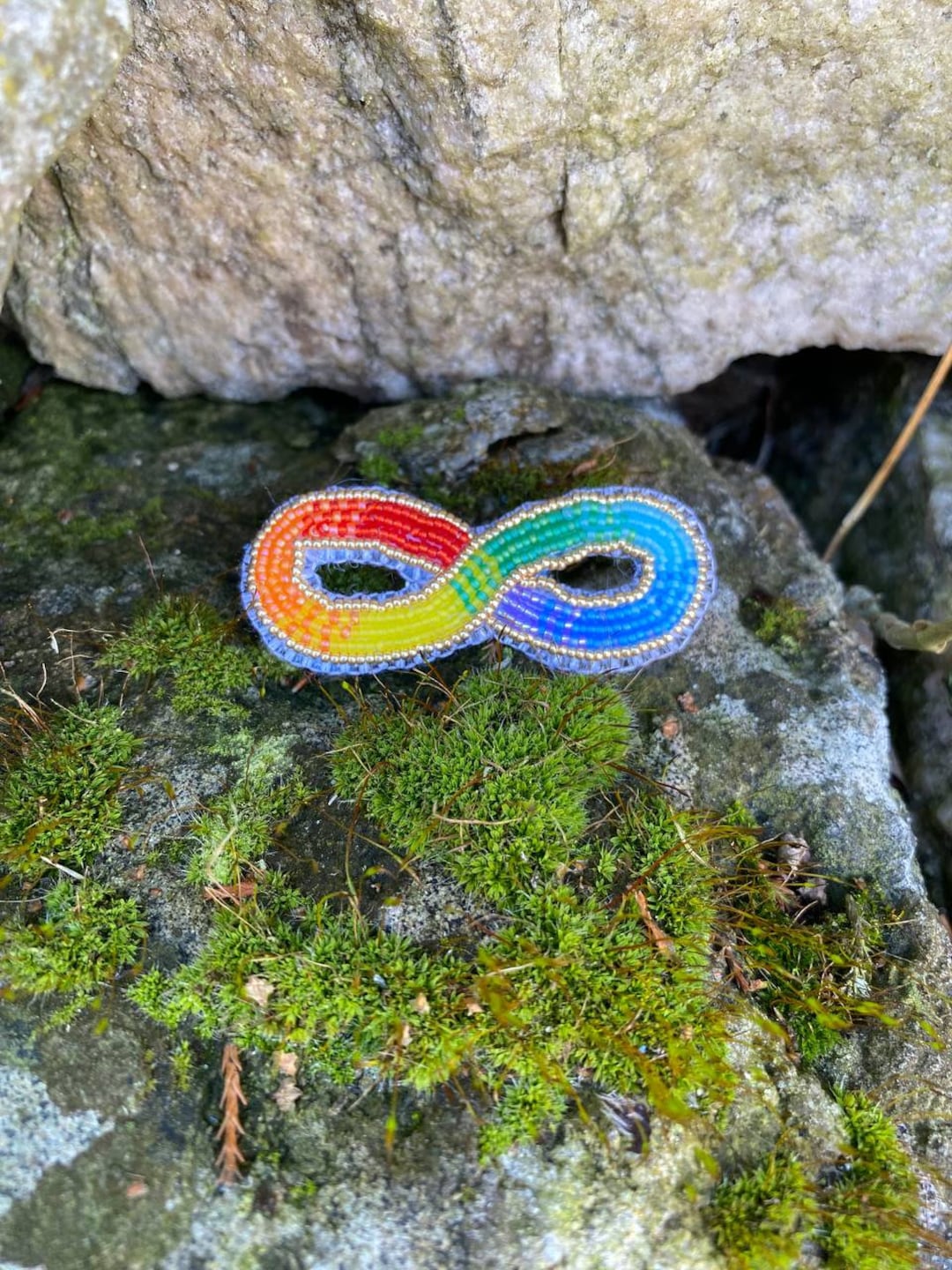 ASD (autistic Spectrum Disorder) Visibility Symbol Beaded Brooch ...