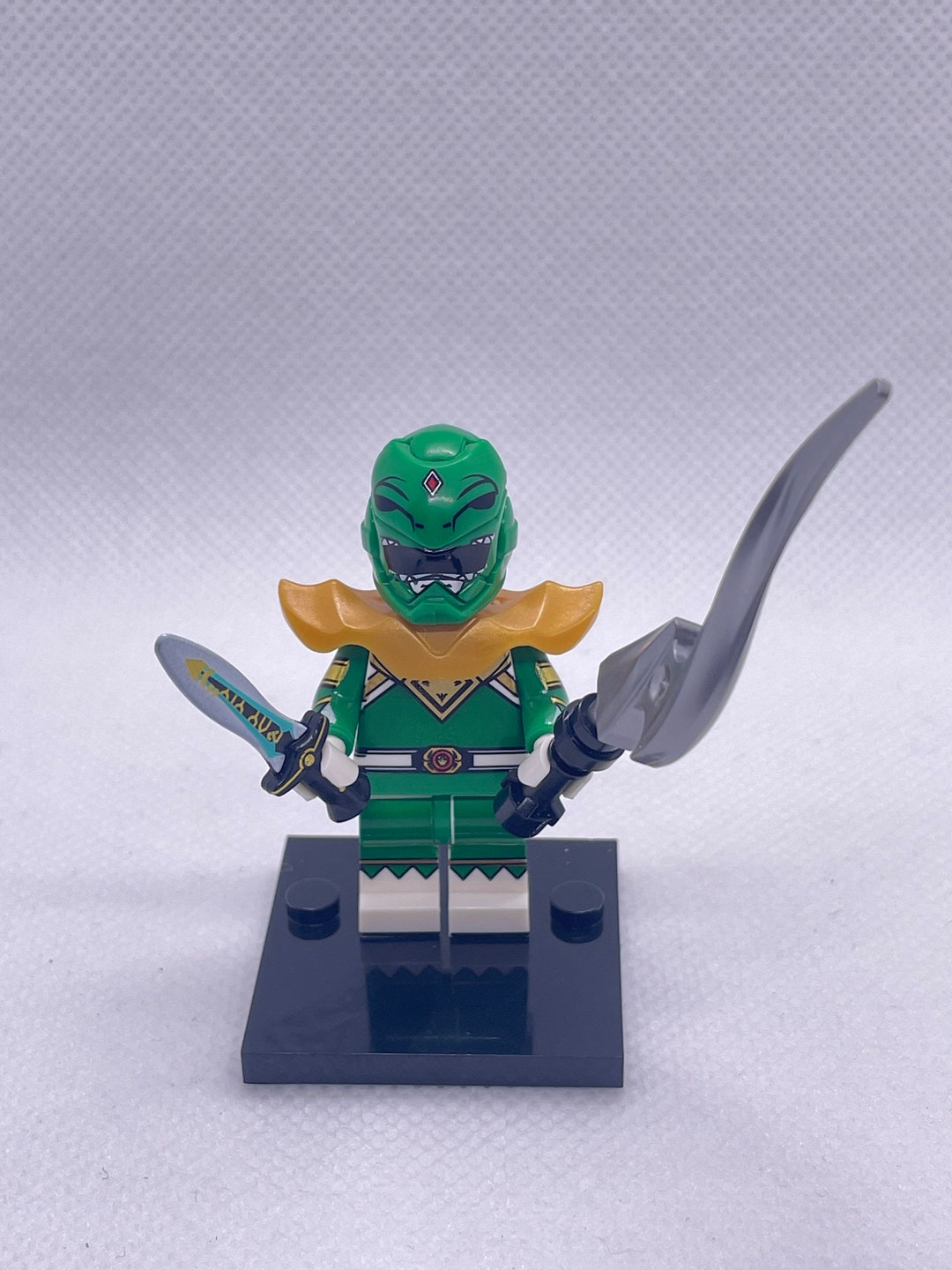 Power Rangers Green Ranger Minifigure Building Blocks - Etsy