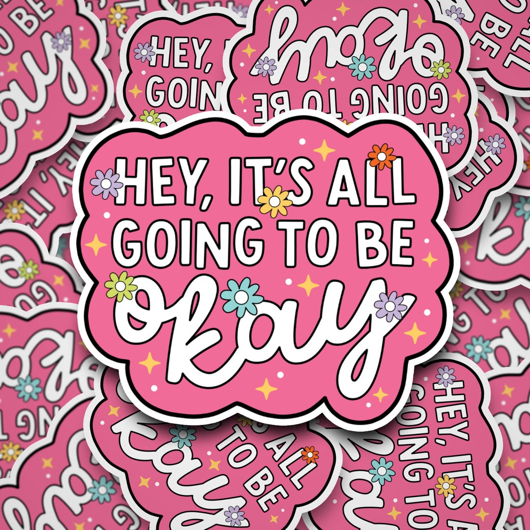 Reminder Sticker Mental Health Decal Water Proof Water - Etsy