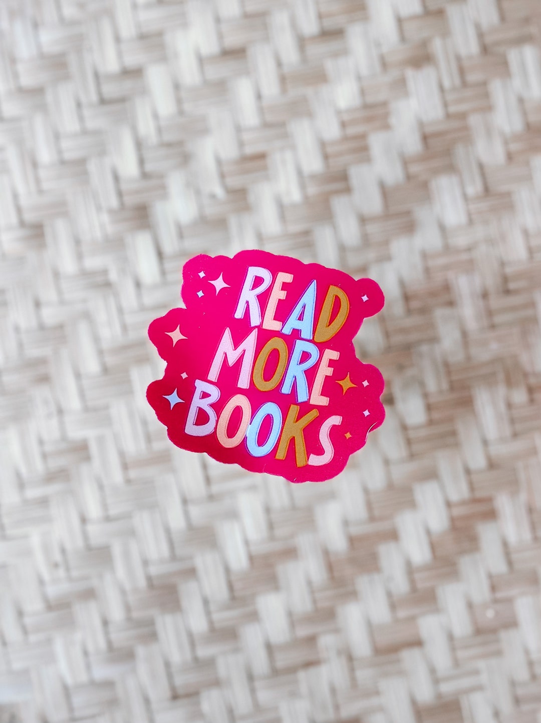 Read More Books Sticker, Open Book Sticker, Reading Sticker, Book ...