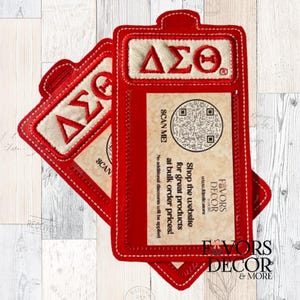 Sorority Id Badge Card - Etsy