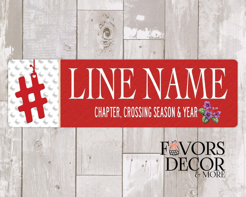 Personalized Delta Sigma Theta Crossing Sign - Display in Your Delta ...