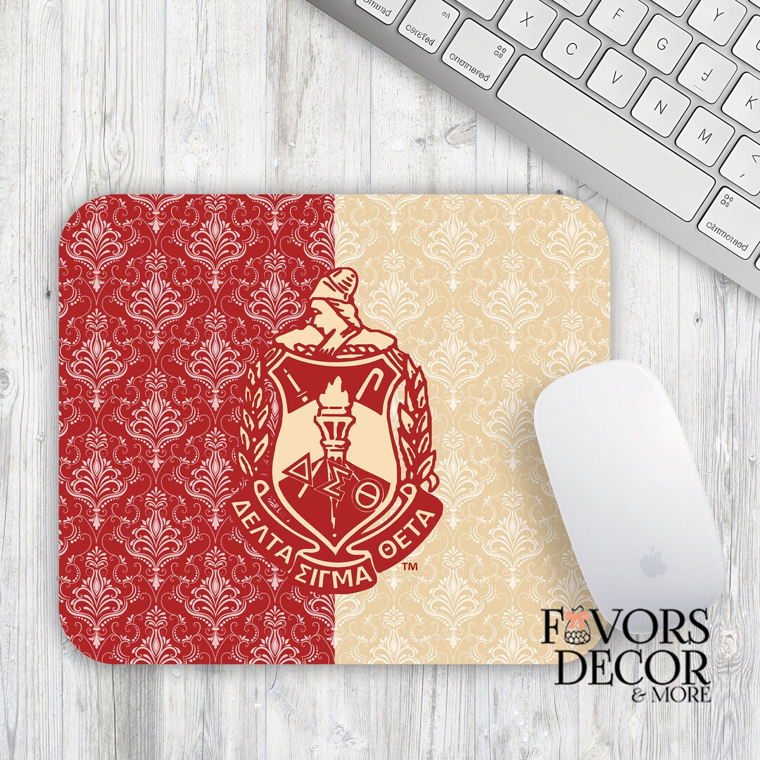 Sorority Shield Mouse Pad, Delta Sigma Theta Sorority Mouse Pad - Etsy