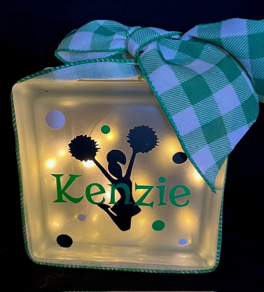 Sport & Kids/teens Activities Glass Block, Unique Gift, Lighted Glass ...