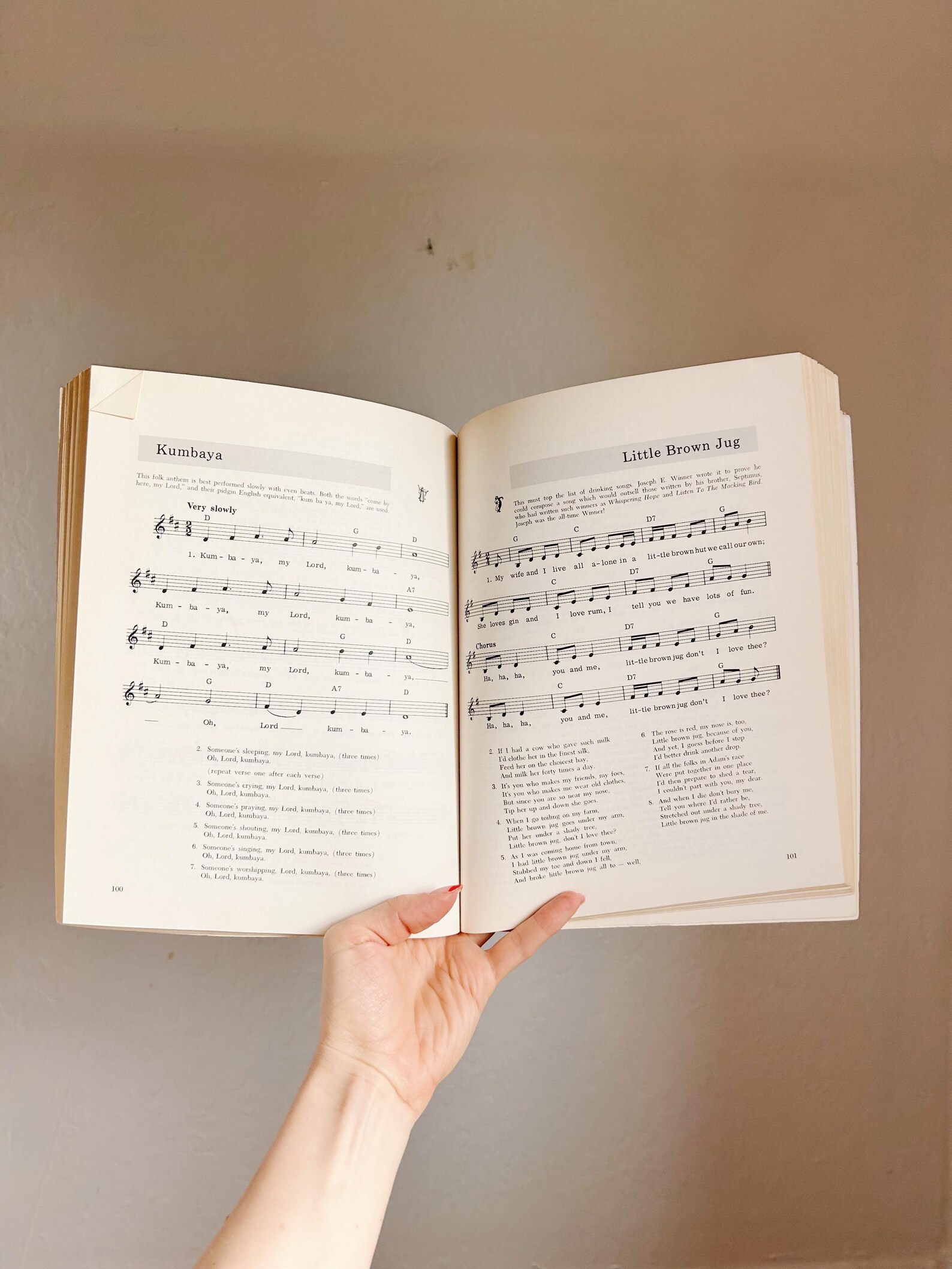 Vintage 1960s Folk Songster by Leon and Lynn Dallin Softcover Song Book ...