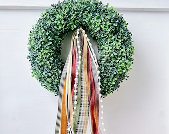 Out of the Woods Halloween Ribbon Bundle Coffee Filter Wreath - Etsy