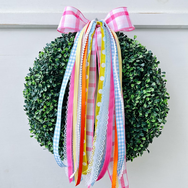 Ribbon Wreath - Etsy