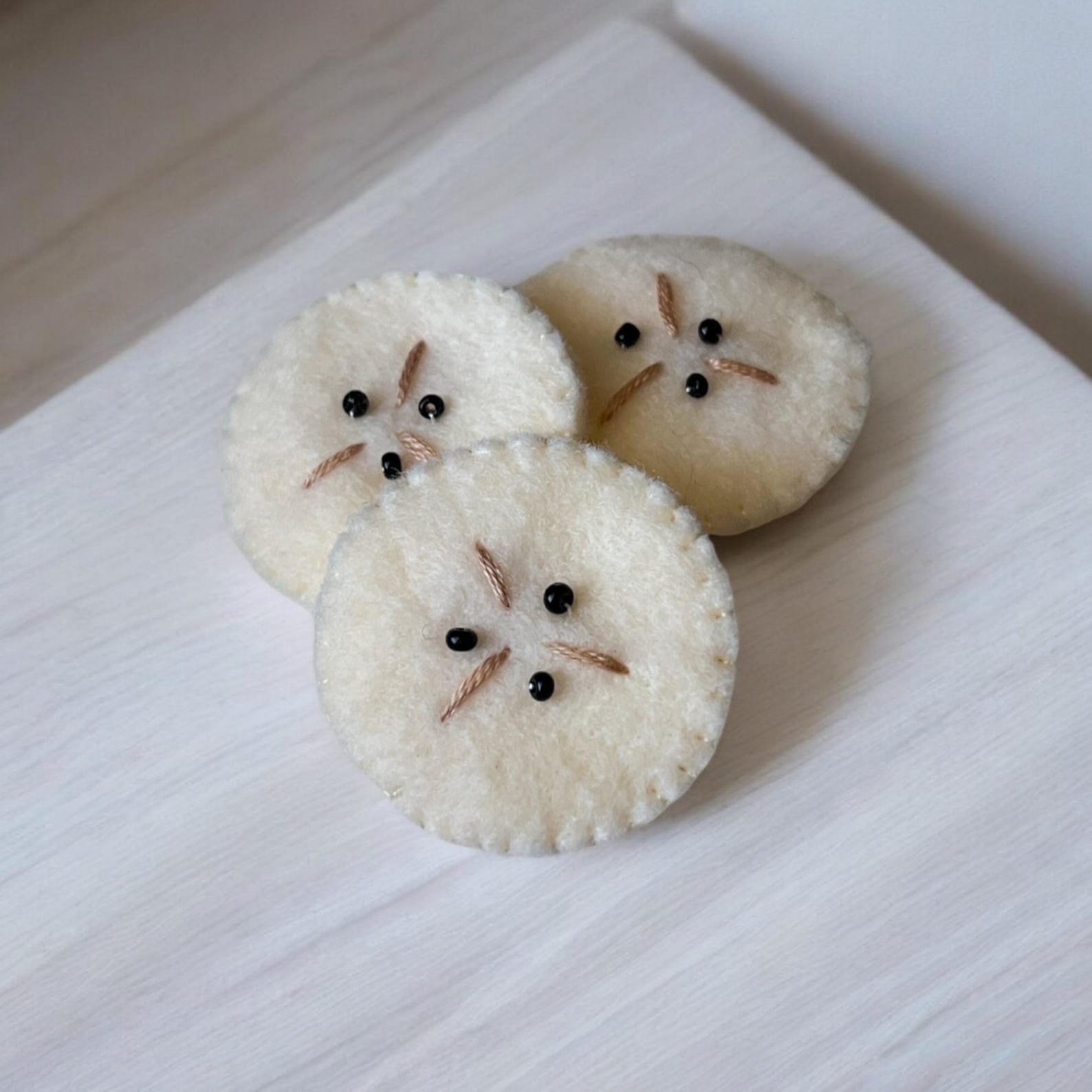 Felt Banana Slices (sets of 5 and 10) - Etsy