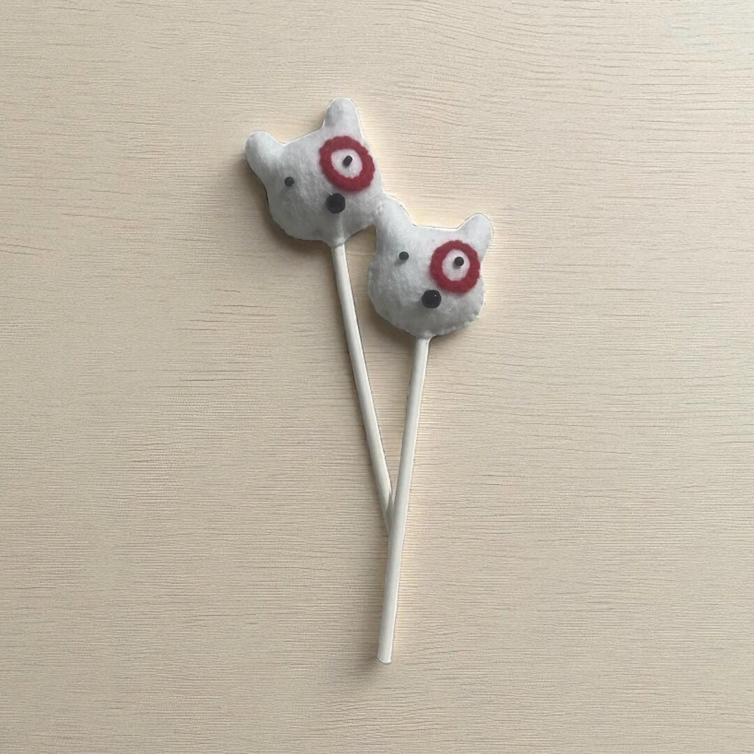 Felt Bullseye Target Dog Cake Pop Toy - Etsy