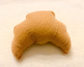 Felt Croissant, Felt Bread, Play Food, Felt Play Food, Play Kitchen ...